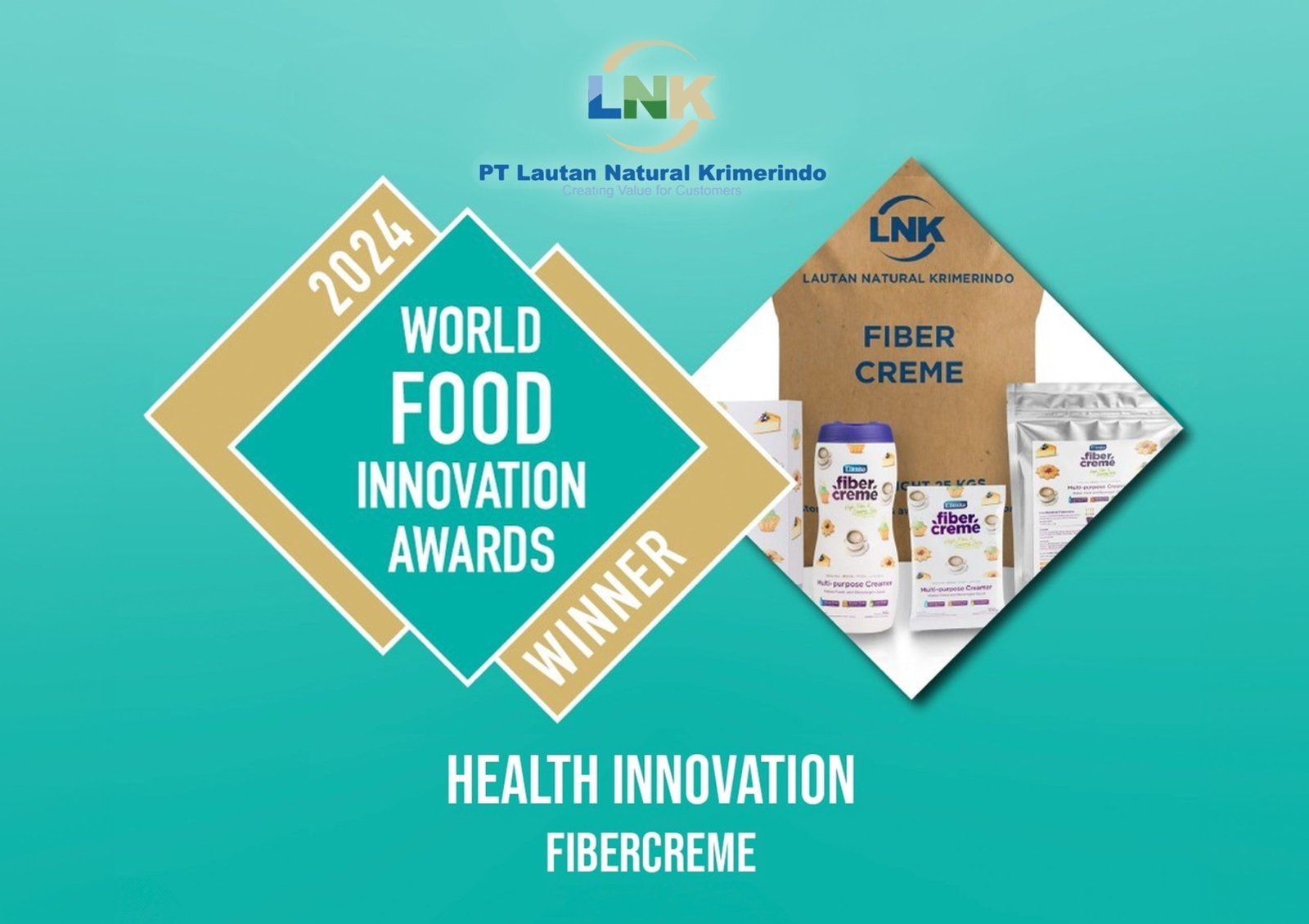 FiberCreme Raih Penghargaan Inovasi Kesehatan Terbaik pada World Food ...